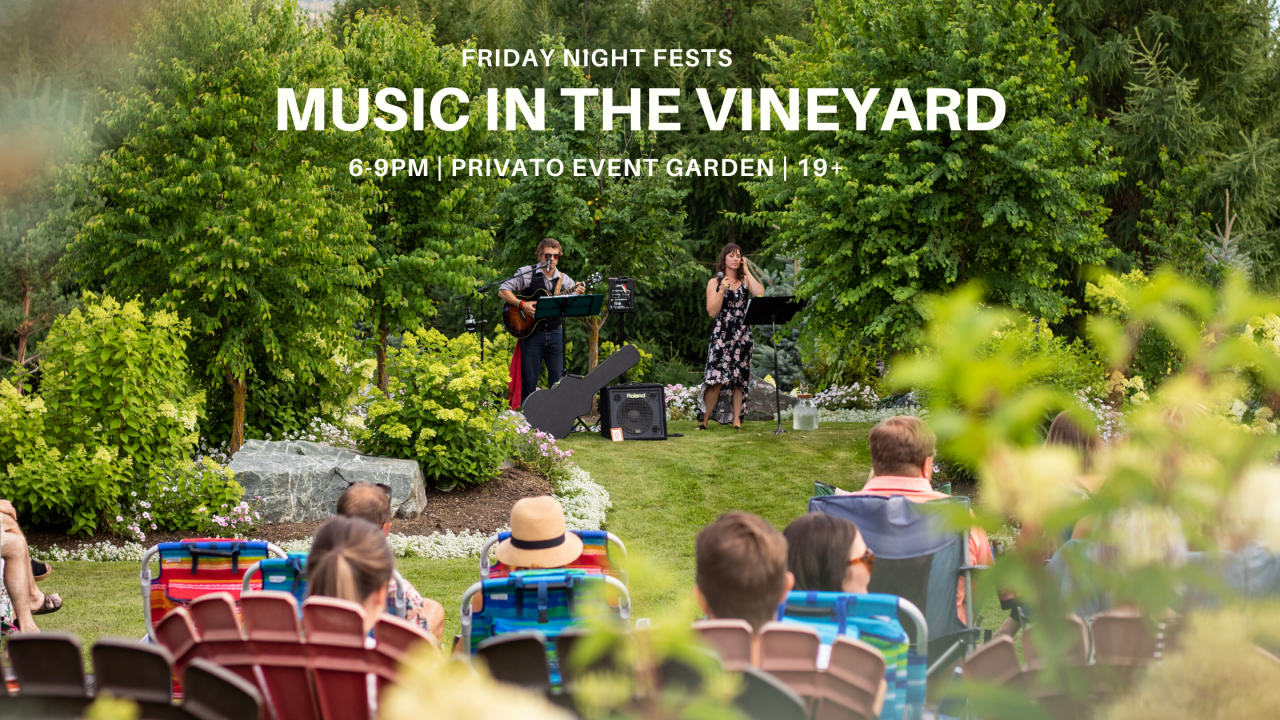 Music in the Vineyard at Privato - Kamloops Wine Trail